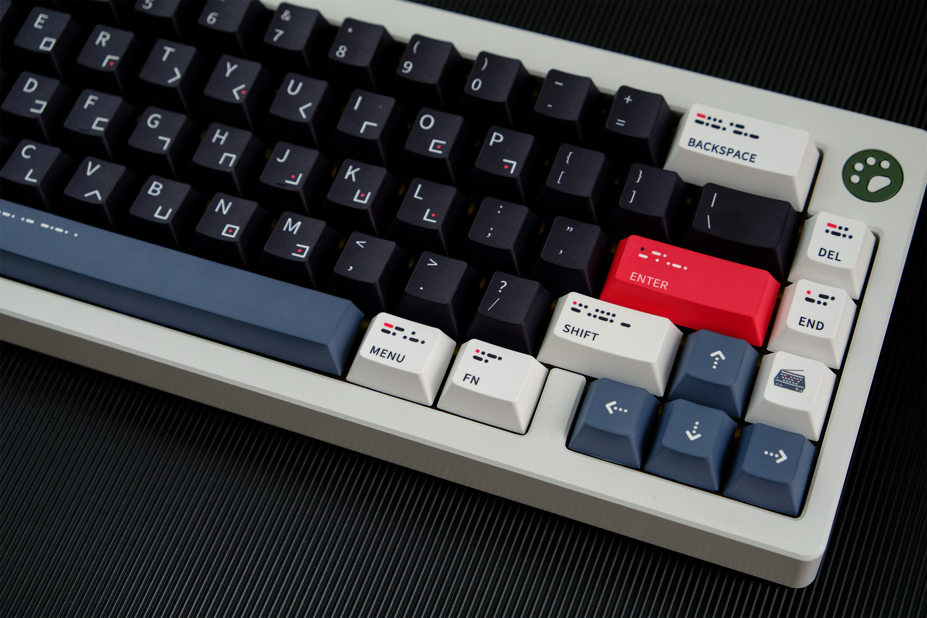 GMK Morse Code Keycaps 129 Keys PBT Cherry Profile DYE-SUB Personalized ...