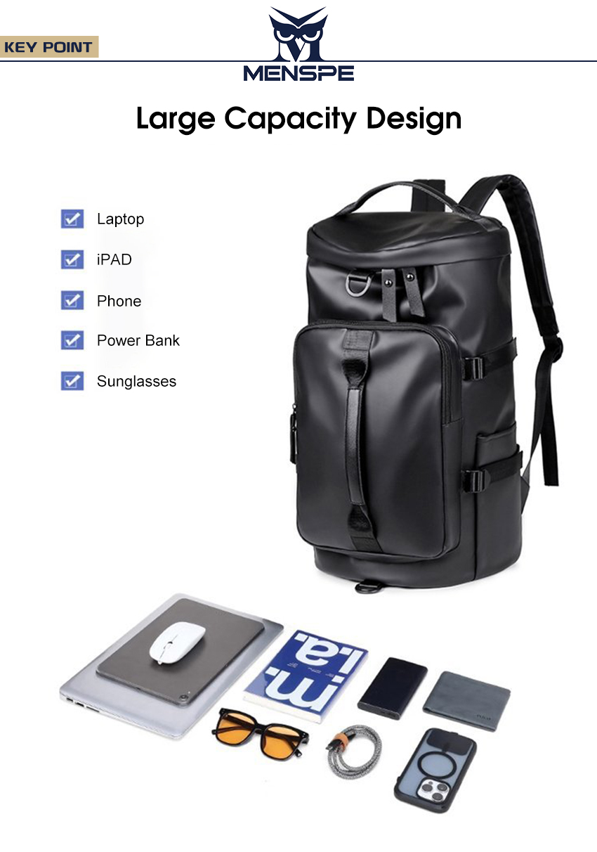 MENSPE Fashion Backpack Handbag Unisex Travel Bag Shoulder Bag Fitness ...