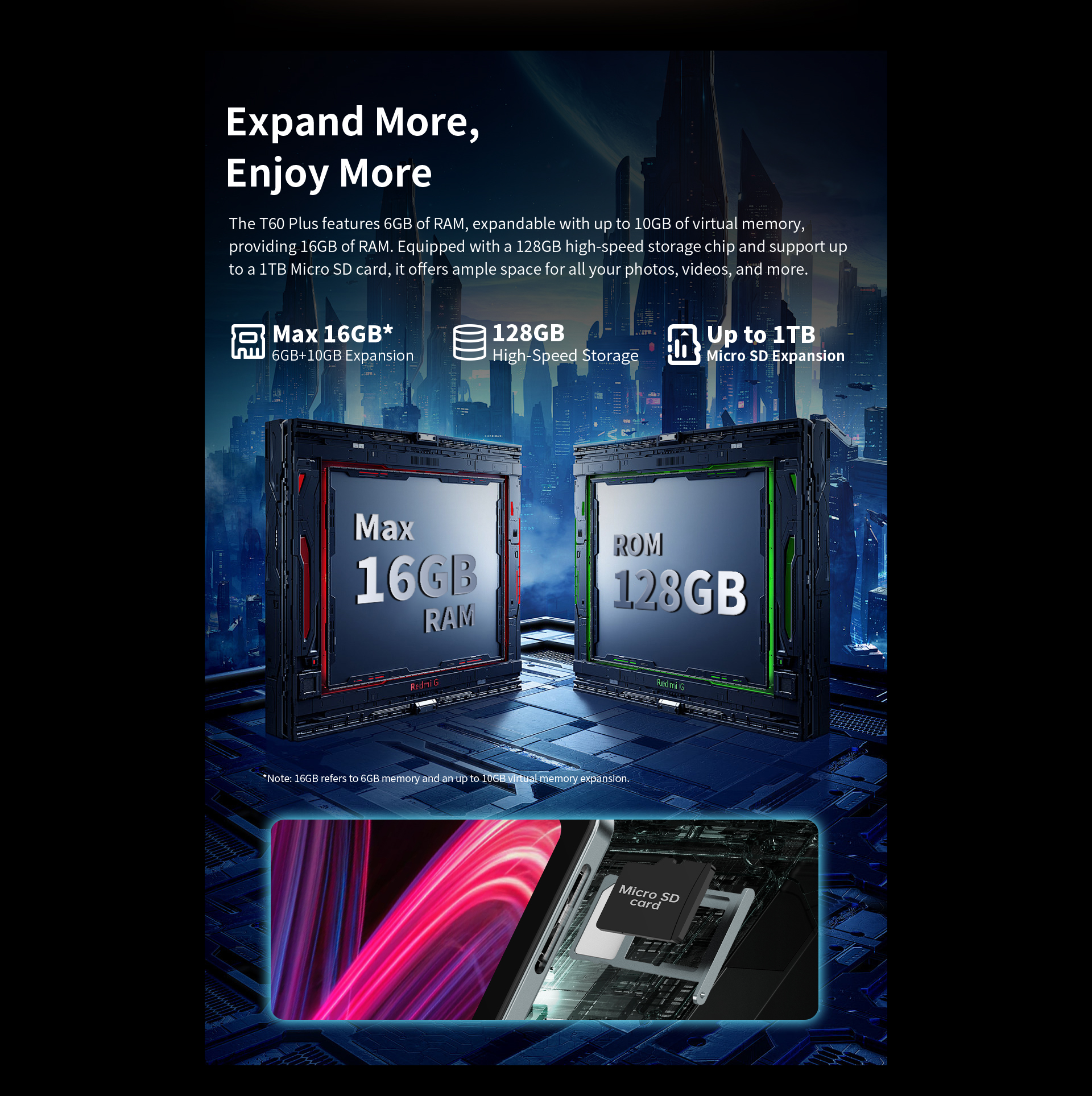 Teclast T60 Plus 12" 90Hz 2K Display Android 14 L1 MTK Helio G88 6GB/128GB 8000mAh Battery 4G ...