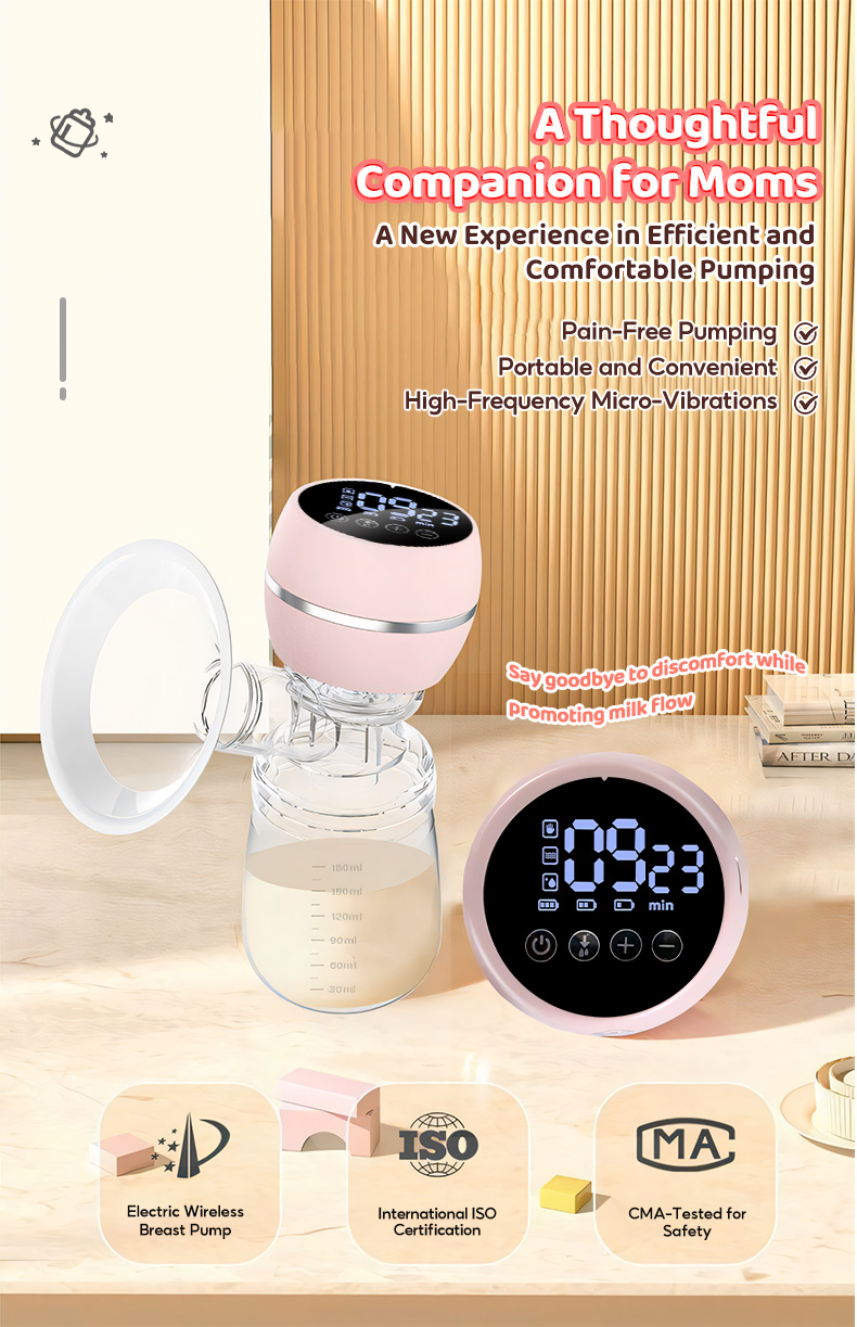 Kiumo Electric Breast Pump Wireless Portable Rechargeable (Pam Susu Ibu) | Painless Pumping + 3 ...