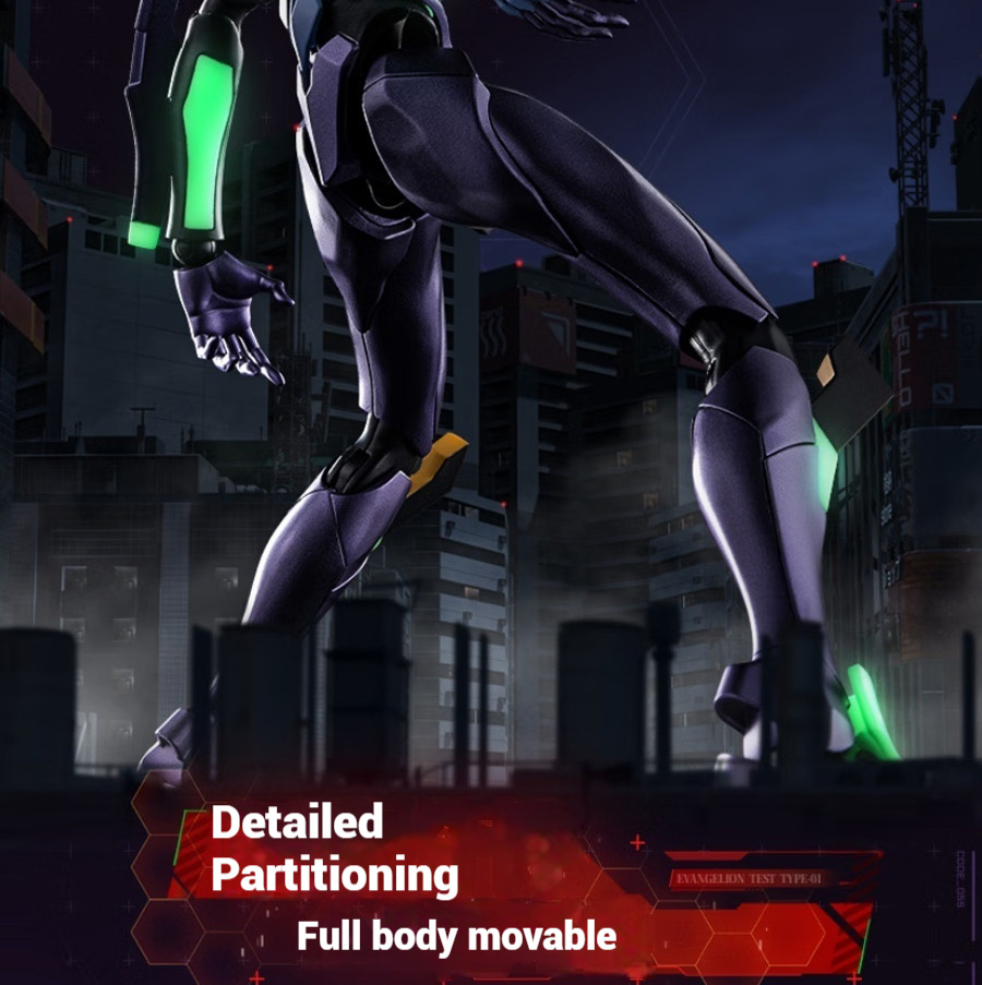 Bloco EVA initial machine Neon Genesis Evangelion Super Action Building ...