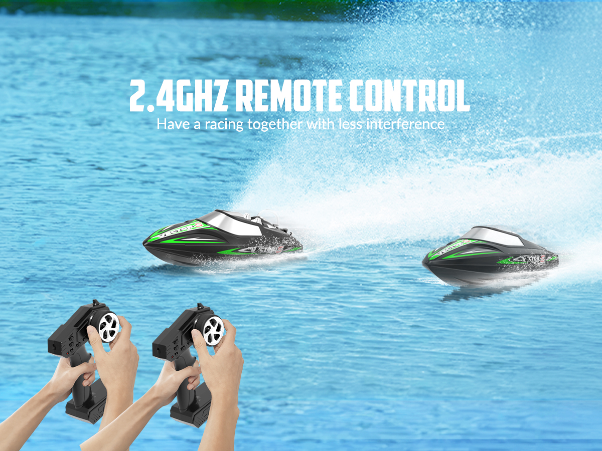VOLANTEXRC RC Boat Racing High Speed Boat Control 2.4GHZ 48kmh ...