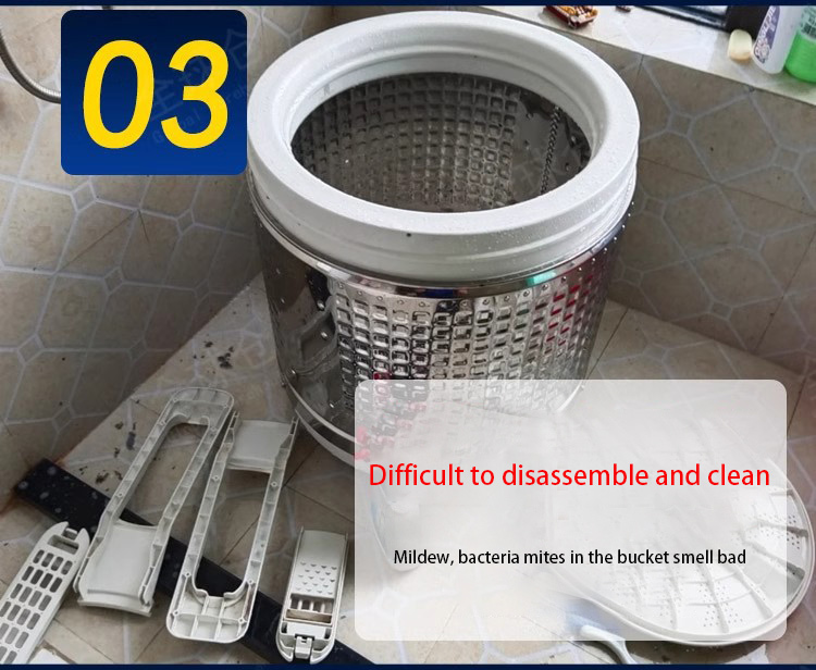 Dissolves 99.99% of stains Washing Machine Cleaner 12 Pcs/Box ...