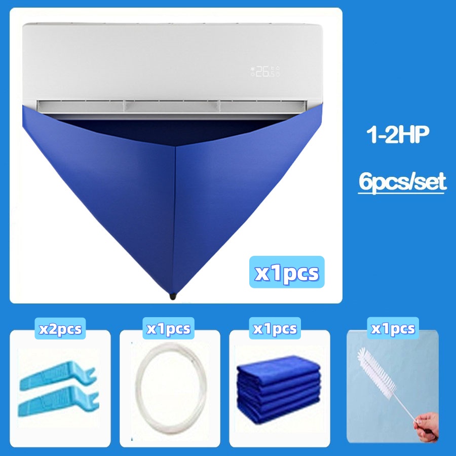 1-2HP Air Conditioner Cleaning Cover kit Aircond Cleaning Bag Aircond ...