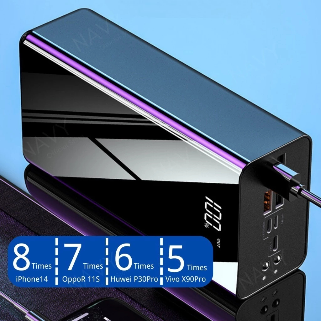 【COD】Original 50000mAh Powerbank Big Capacity Rechargeable Lighting ...
