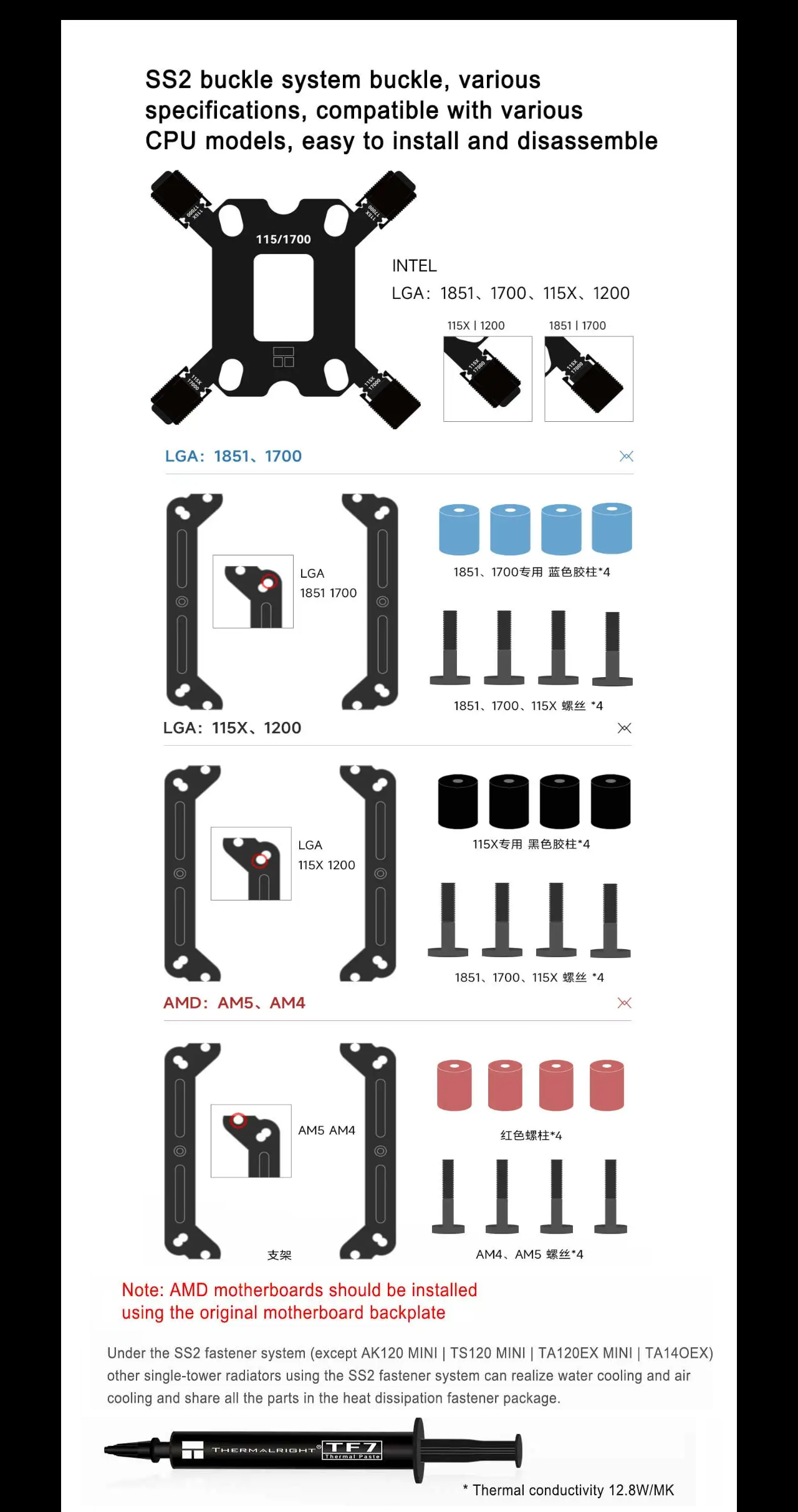 Thermalright Burst Assassin 120 VISION White CPU Air Cooling Radiator 2 ...