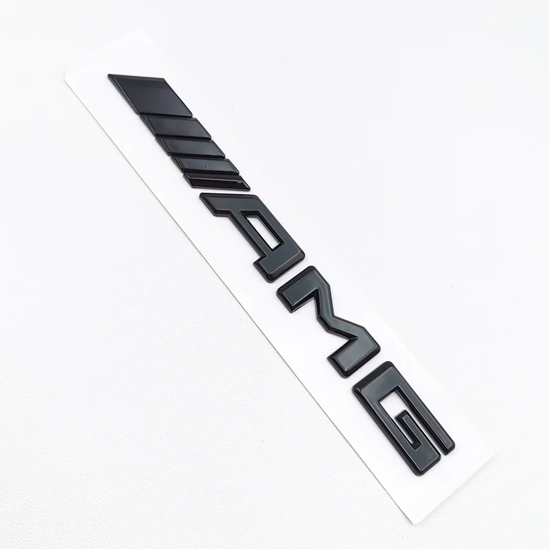 3D ABS Black GLA45 Logo Body Kit TURBO 4MATIC Emblem Badge Car Rear ...