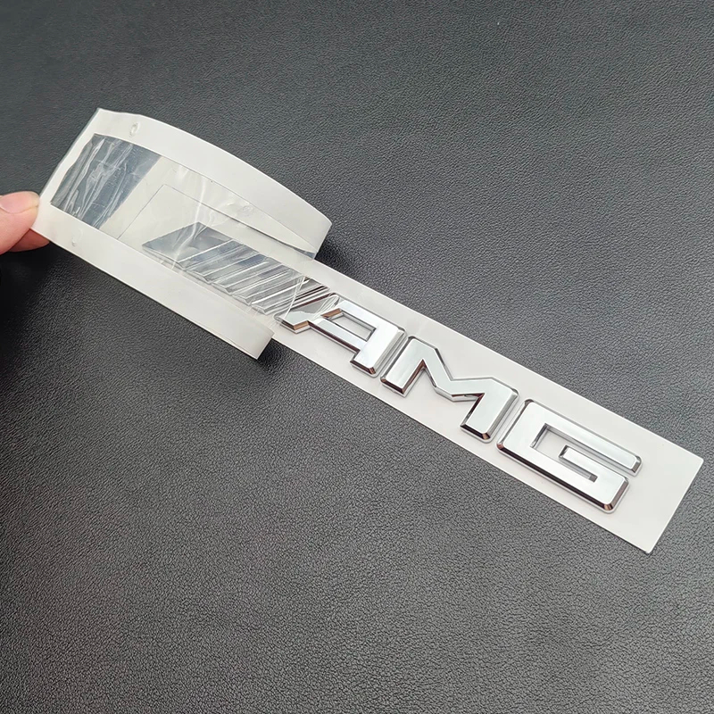 3D ABS Chrome Car Letters Logo GLA45 Fender TURBO 4MATIC Emblem Badge ...