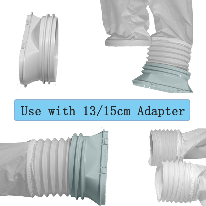 15cm Portable Aircond Hose Extension Kit 2/3m Universal Mobile Aircon ...