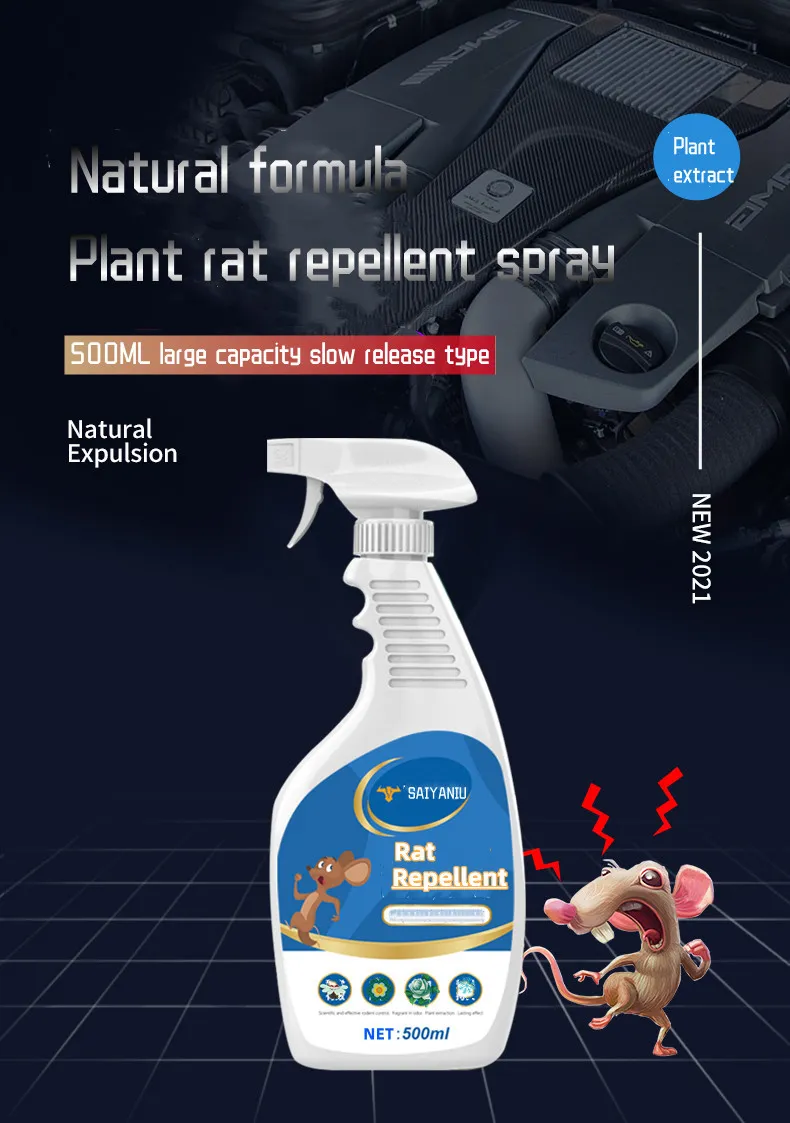 【Malay Spot】No rats for 50 years Rat Repellent Spray500ml 1s to drive ...