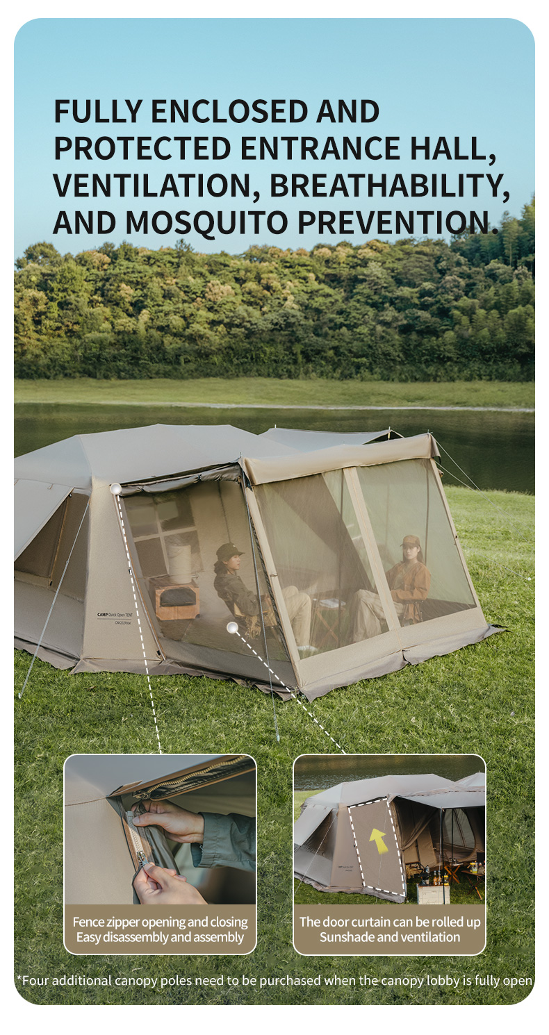 Naturehike Village 13 Flagship Model Automatic Tent | Shopee Malaysia