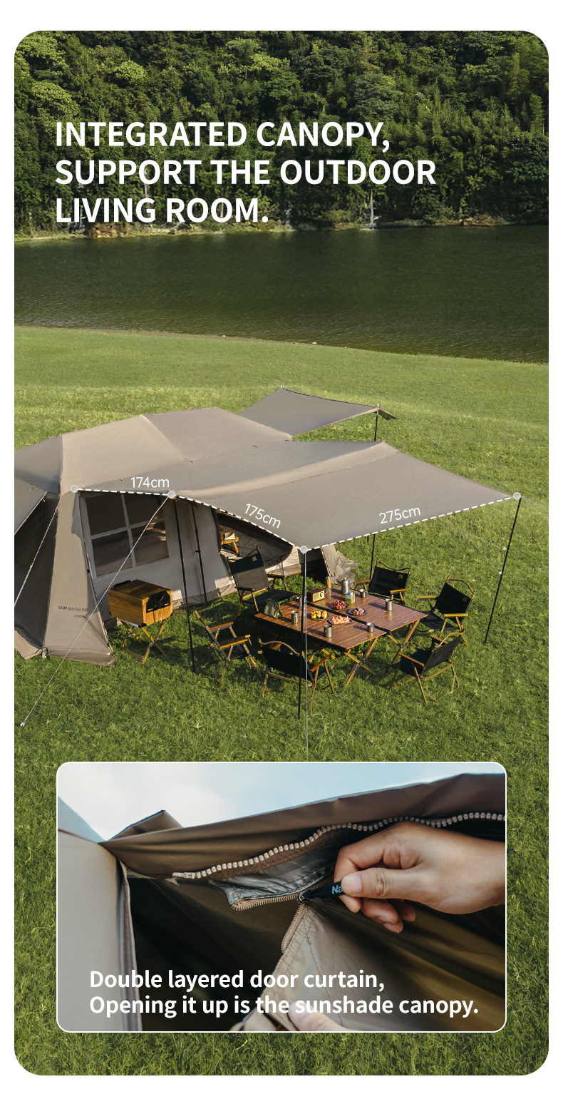 Naturehike Village 13 Flagship Model Automatic Tent Shopee Malaysia