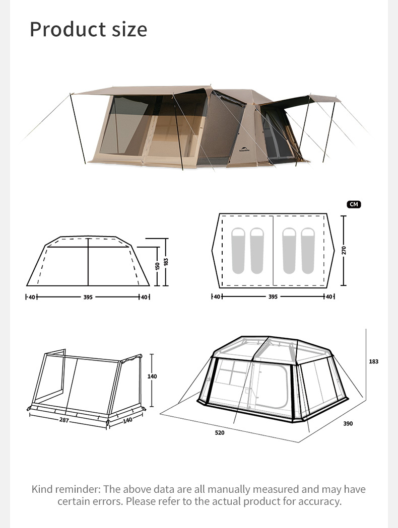 Naturehike Village 13 Flagship Model Automatic Tent Shopee Malaysia