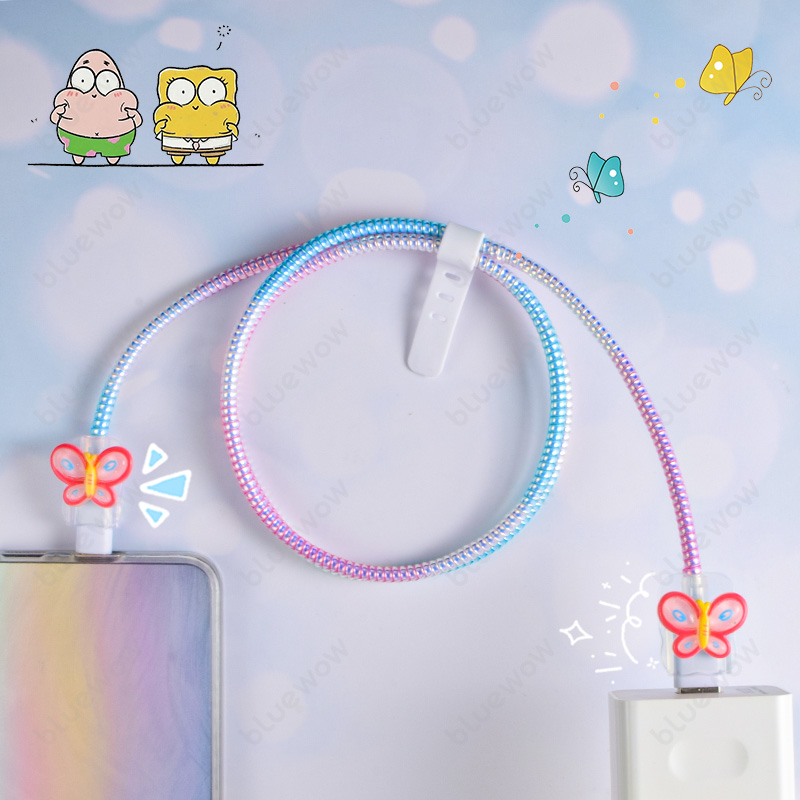 【For Android】 BlueWow Cartoon Charger Protector/Cable Protector Data ...