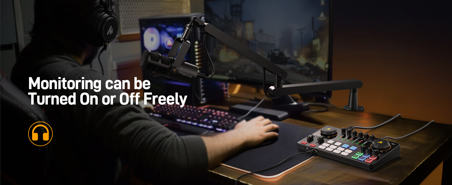 Kad Bunyi Antara Muka Audio Pengadun Podcast Maono AME2-Gen 2 dengan ...