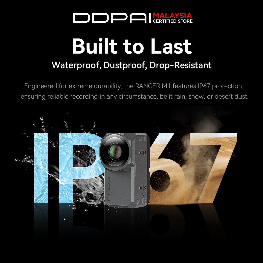 [NEW LAUNCH] DDPAI Ranger M1 Dual 3K UHD GPS Front & Rear Motorcycle ...