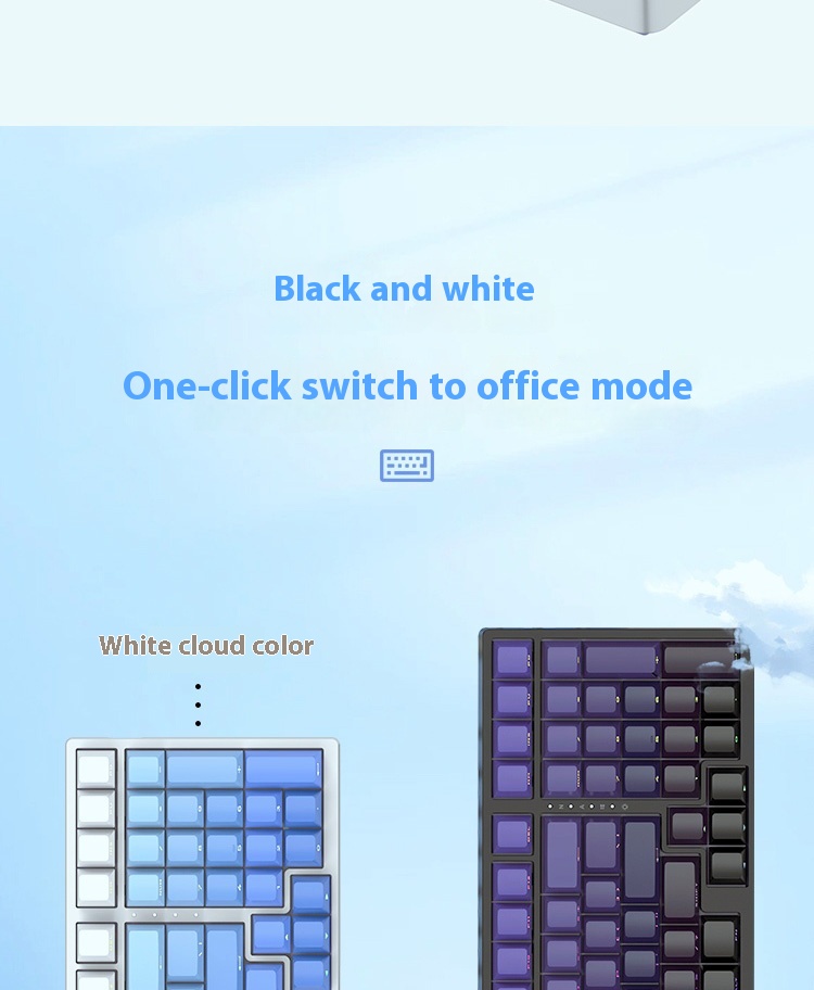 IPI CLOUD 98 Magnetic keyboard 95% Hot swappable RGB Quick Trigger ...