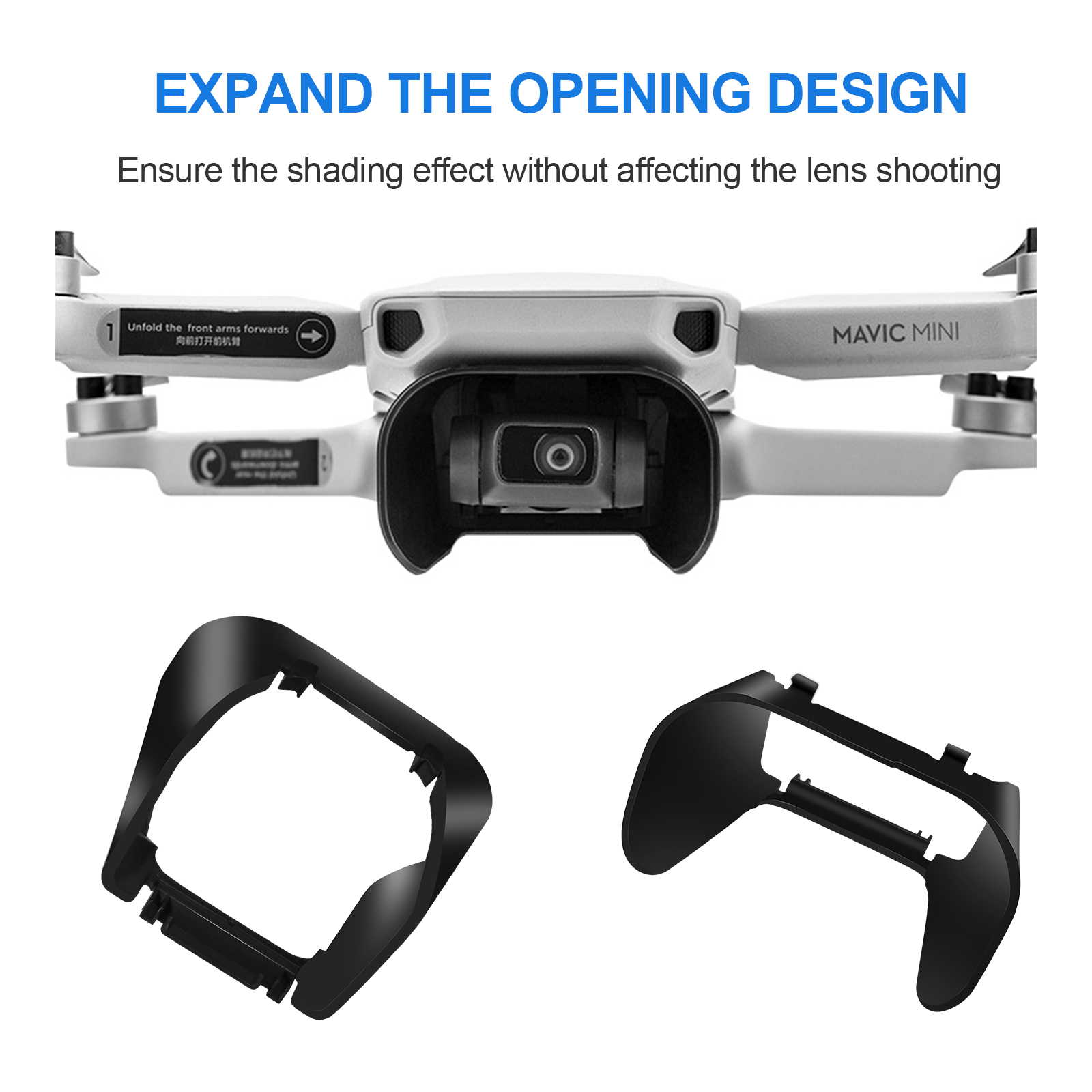 Drone Lens Hood Anti-Glare Lens Protective Cover Gimbal Camera for DJI ...