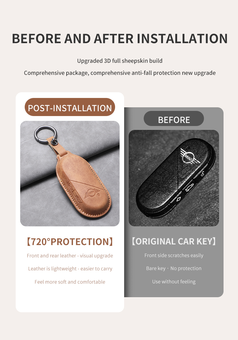 For MINI Aceman Car Remote Key Fob Case Cover 2024 MINI Cooper SE JCW ...
