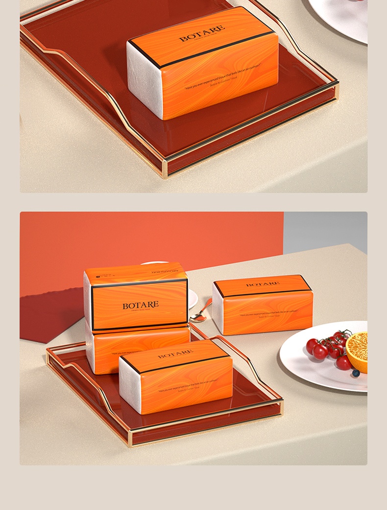 [20 Packs]Botare Air-Cushion Tissue Paper Cheerful Tissue 4-Ply 155 ...