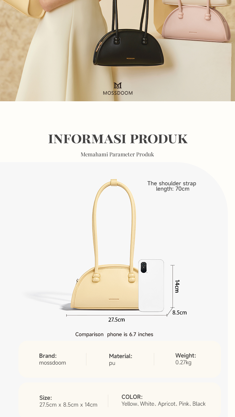 【Clearance】MOSSDOOM Women's Bag Lovely Shoulder Bag Fashion Armpit Bag ...