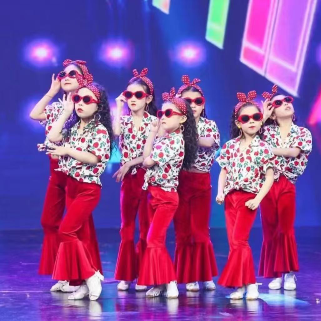 【ready stock】Children's retro Hong Kong style bell bottoms catwalk ...