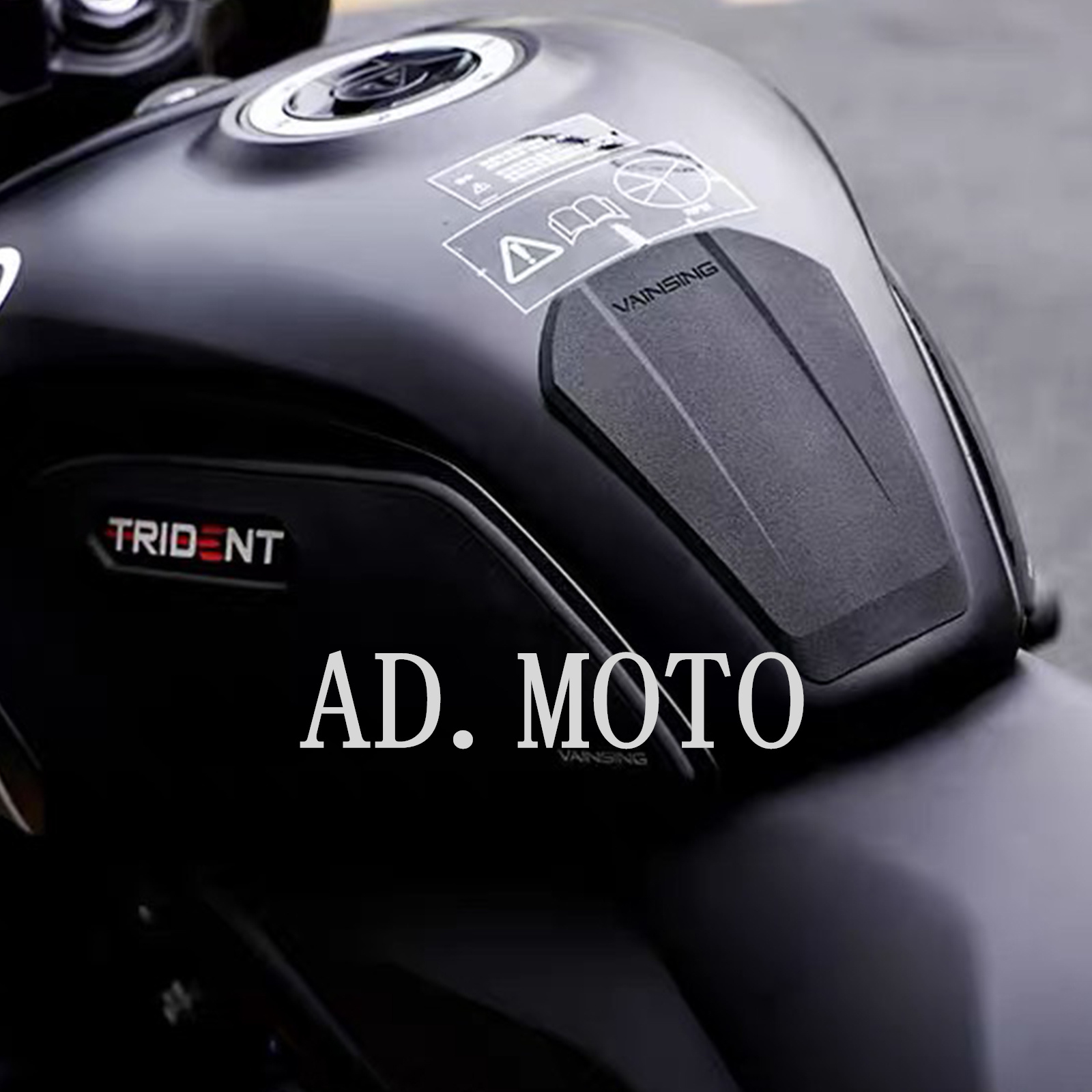 Motorcycle Fuel Tank Pad Side Oil Knee Protector Sticker is compatible ...