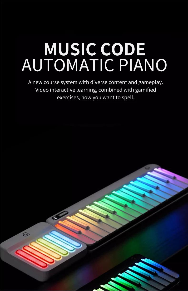 PopuPiano Smart Portable Piano Smart Portable Piano MIDI Controller ...