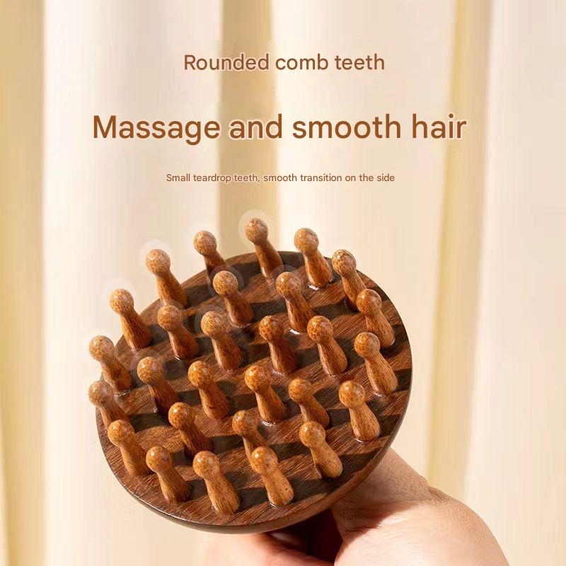 Scalp Massage Comb Meridian Brush Portable Anti-Static Promote Blood ...
