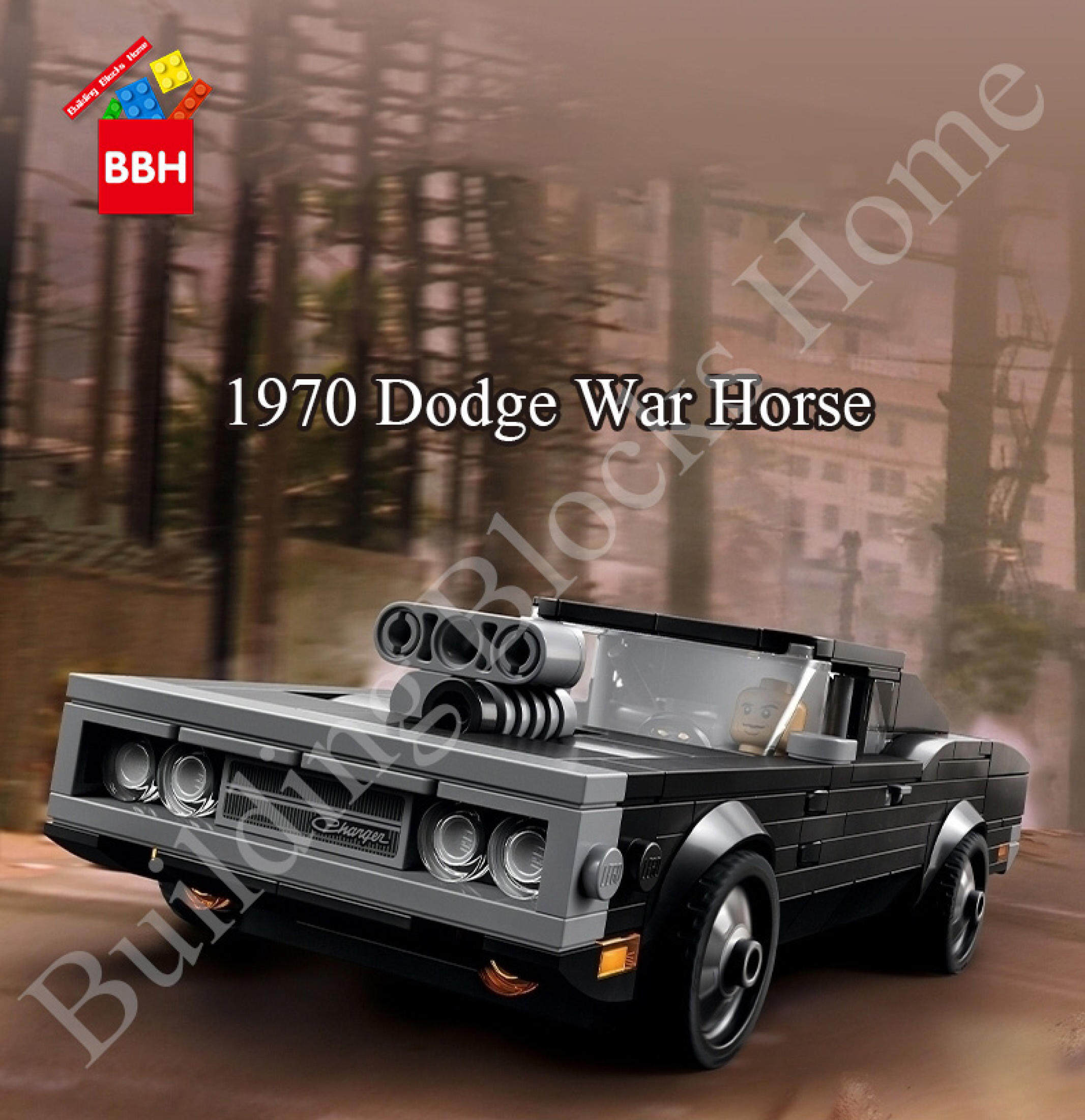 ⚡48 Hour Shipping⚡Compatible LEGO Technic Toy Building Blocks Dodge ...