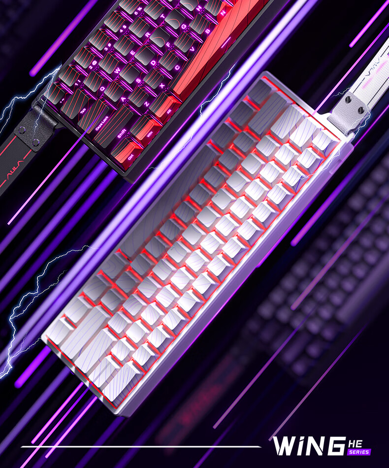 AULA WiN 60/68HE Magnetic Switch Mechanical keyboard RT game FPS ...