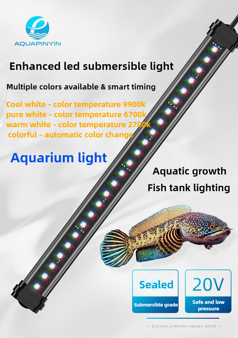 Aquarium Light Fish Tank Light Fish Tank Light Diving Light Waterproof ...