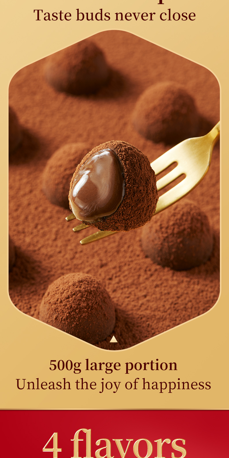 Three Squirrels Truffle/Almond/Dark Chocolate Candy Gift Box 三只松鼠黑松露/巴旦 ...