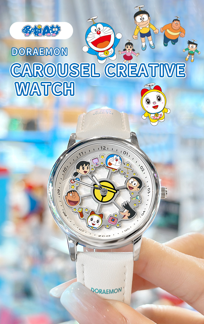ZGO x Doraemon Carousel Jam tangan Watch For Kids 30M Waterproof ...