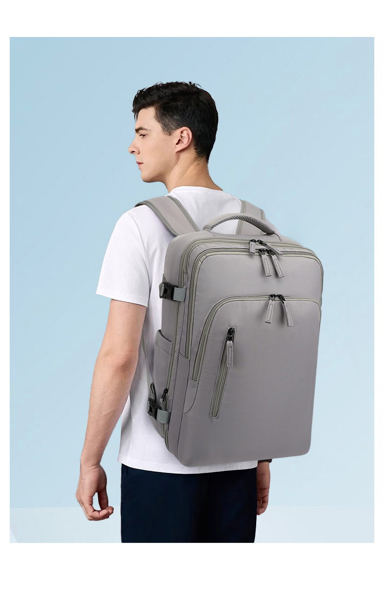 40L Travel Backpack Expandable Waterproof Laptop Backpack 16 inch Woman ...