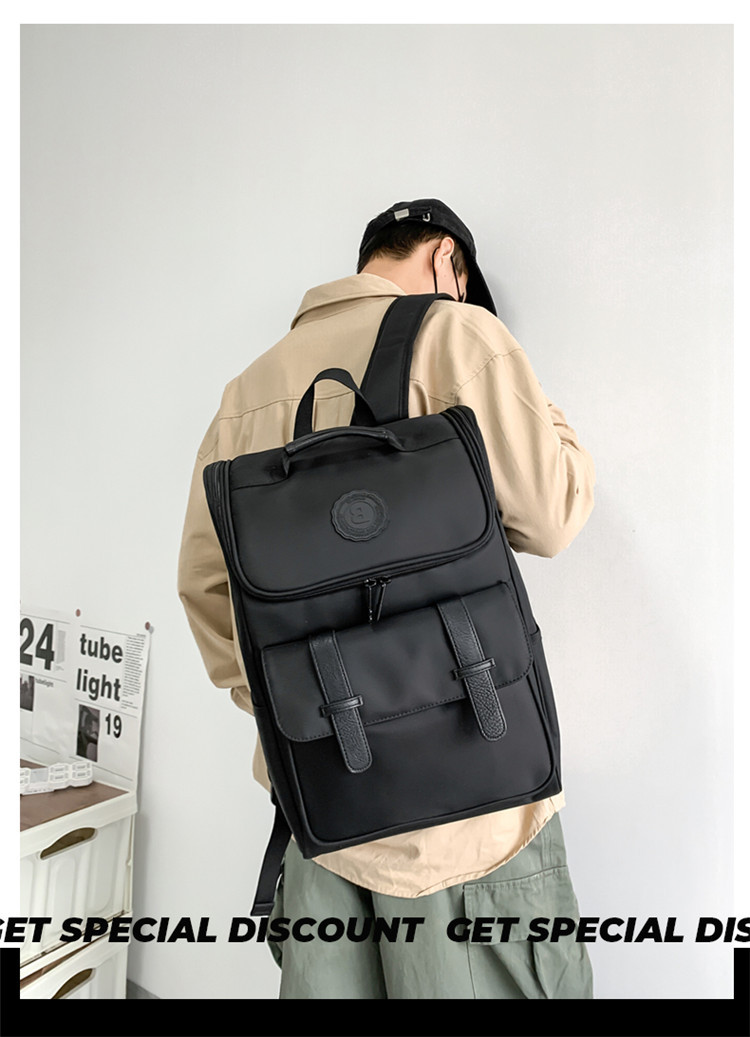 Hiking Waterproof Travel Backpack Men Korean School Bag 16 inch Unisex ...