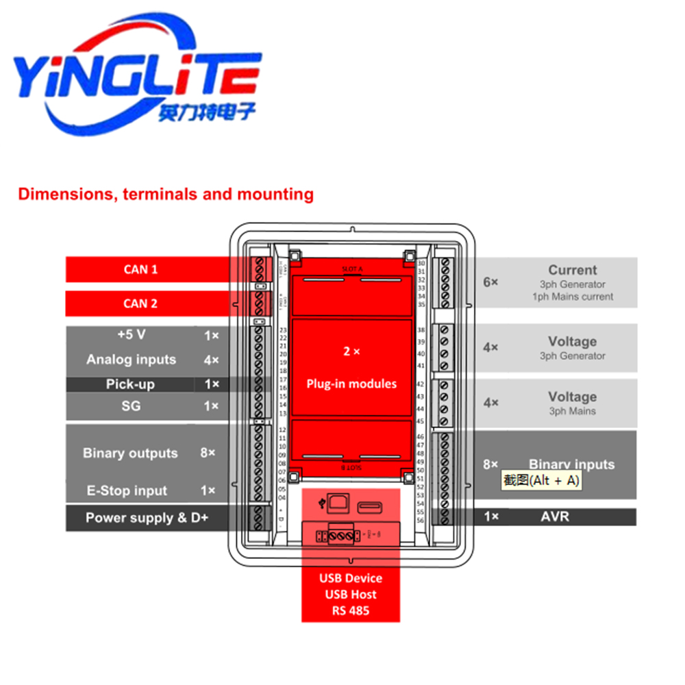 InteliGen4 200 IG4200XXBAA Genset Controller InteliGen 200 IG3200XXBAA ...