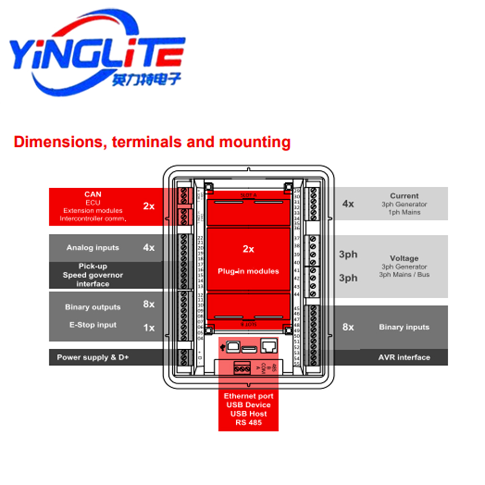 Comep InteliGen 500 InteliGen 500 G2 Generator Parallel Controller ...