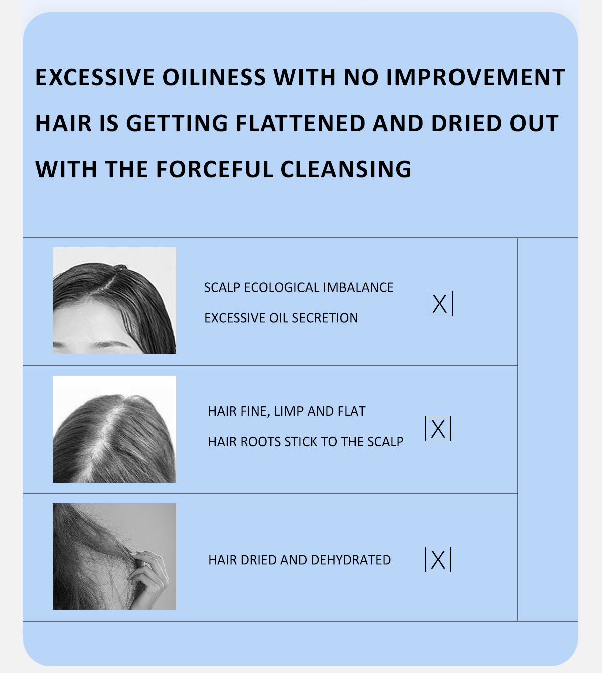 Spes Sea Salt Hyaluronic Acid Oil Control Shampoo & Hydrating Conditioner for Hair 72h Oil ...