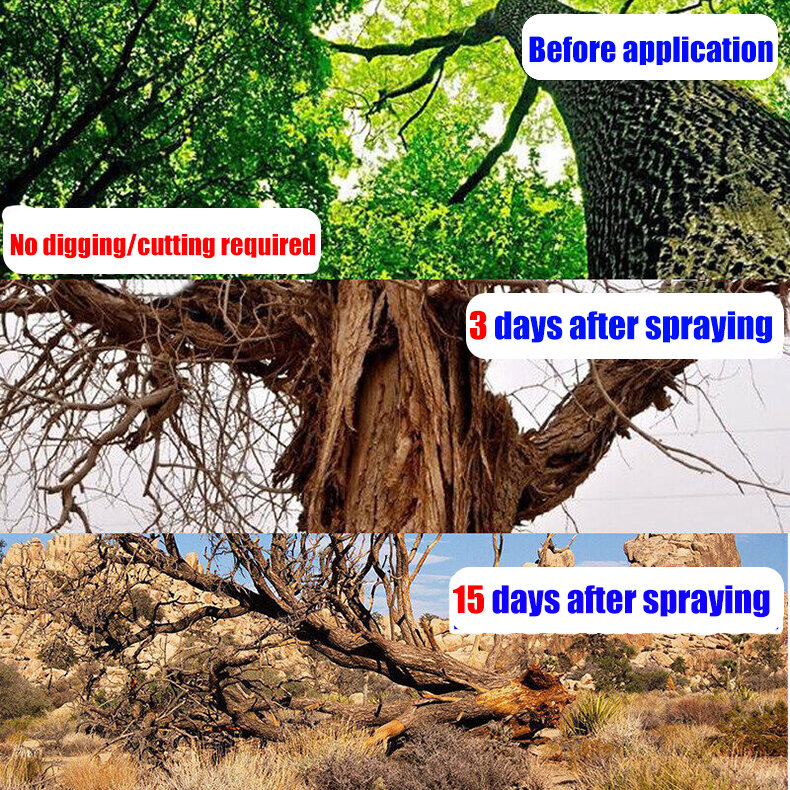 Strong destructive power bamboo killer tree killer Effective weed ...