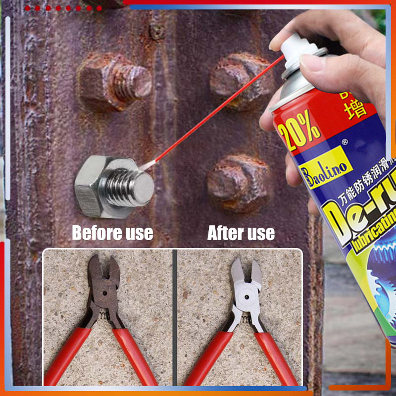 1 second rust removal Anti Rust Spray 450ML Heavy duty rust remover no ...