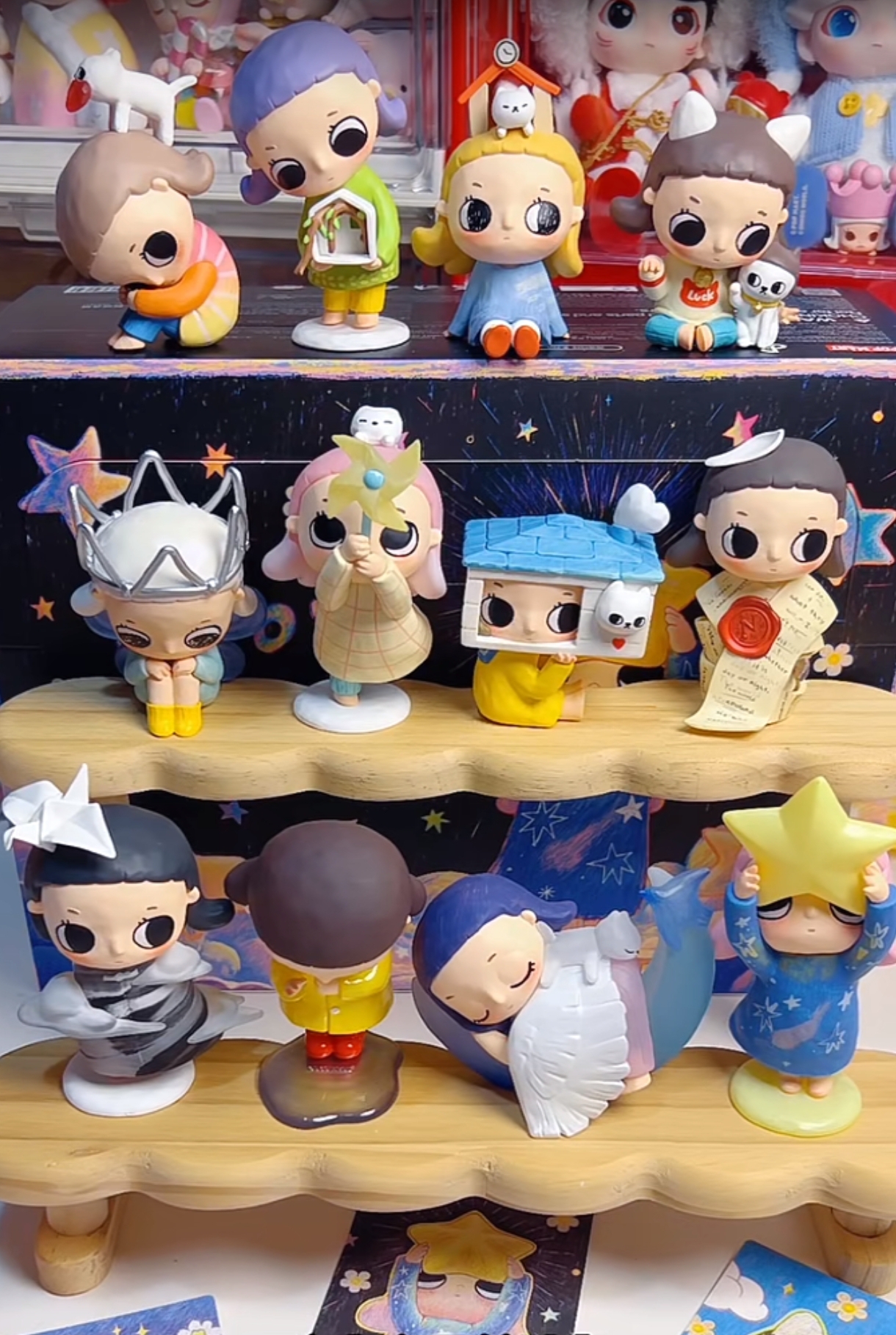 Genuine POPMART Nyota Growing Up By Your Way series official art toy ...