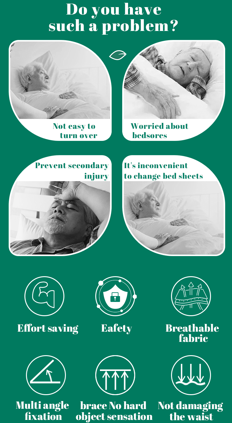 Turning Over Aid Bed Ridden Equipment Bed Rail For Elderly Turning Aid ...