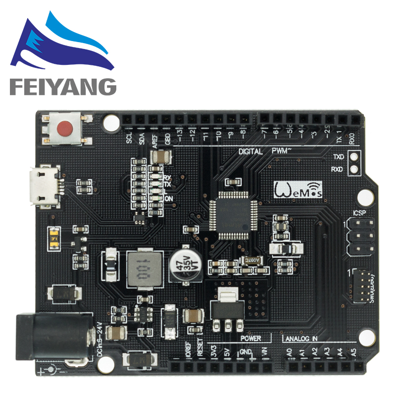 For WeMos D1 SAMD21 M0 Mini USB For ARM Cortex M0 32-Bit Extension For Arduino Zero UNO Diy ...