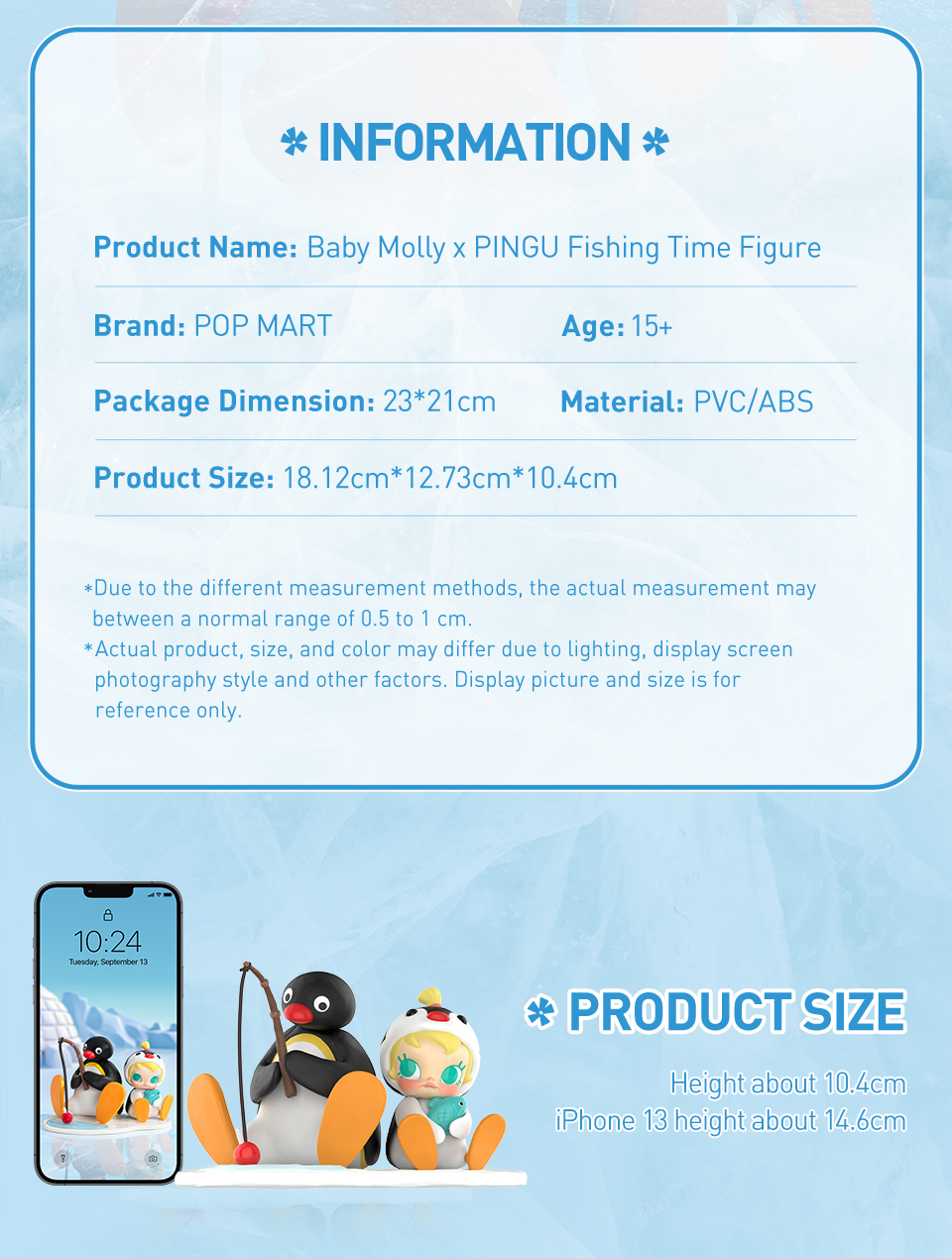 POP MART Baby Molly x PINGU Fishing Time Figure | Shopee Malaysia