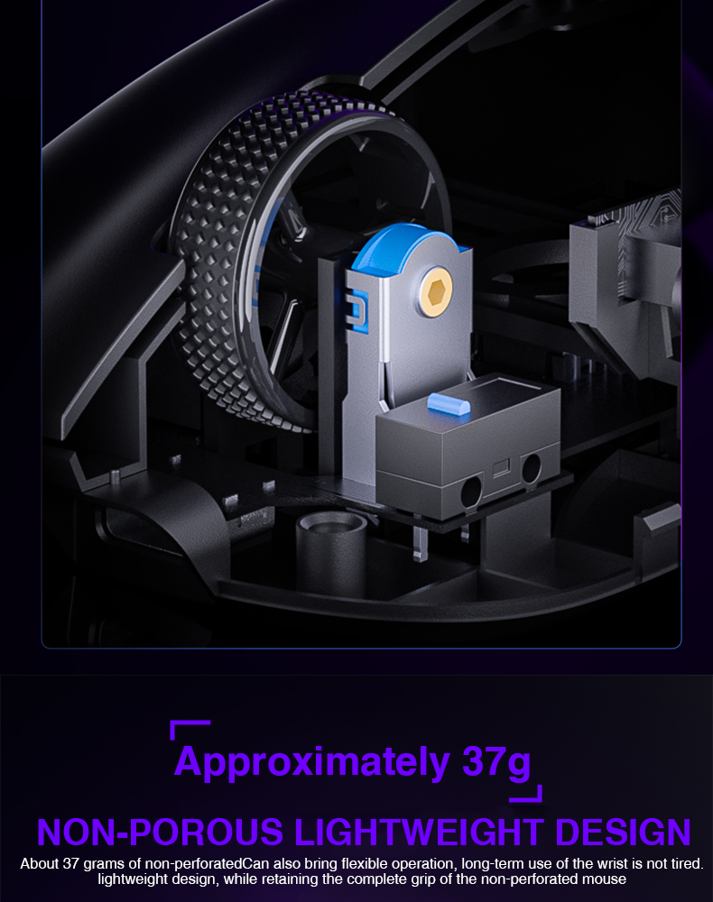 AULA SC800 Gaming Mouse Dual-mode Connect USB-C/2.4G Lightweight 37g ...