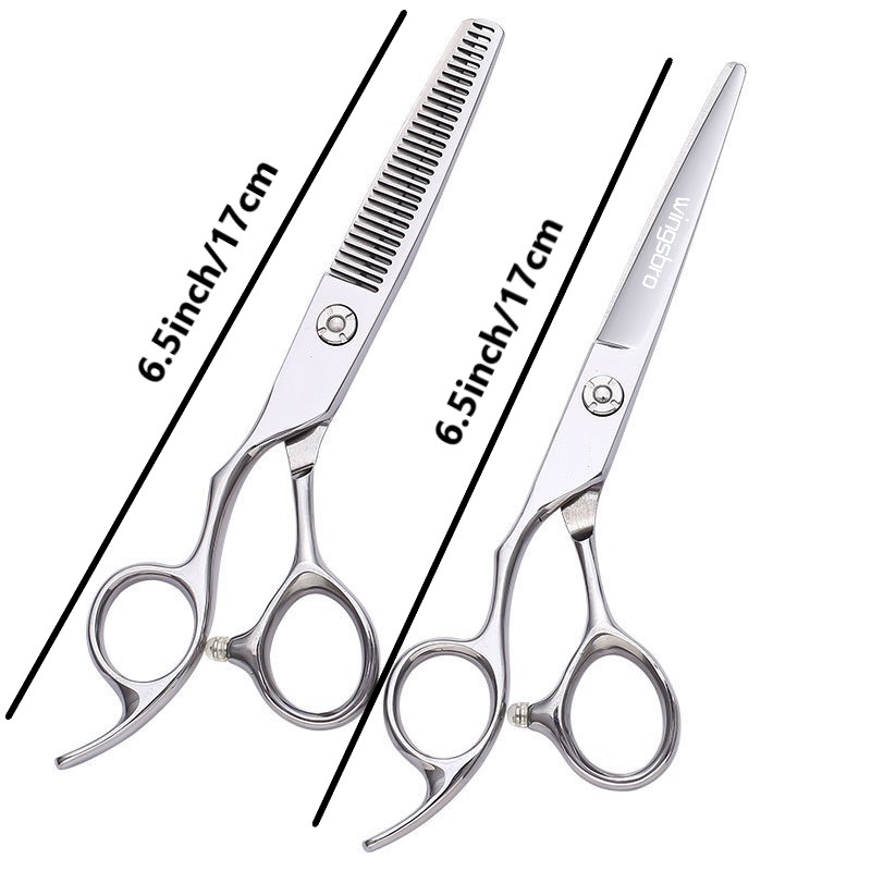 6.5 inch Professional Left-hand Hair Scissors Hair Salon Barber ...