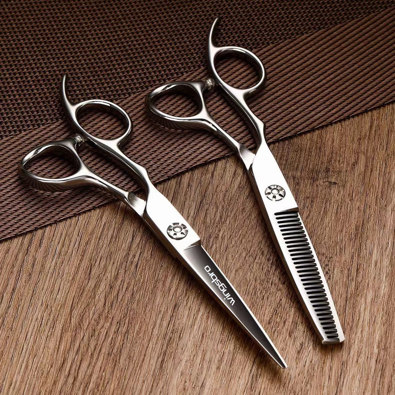 6.5 inch Professional Left-hand Hair Scissors Hair Salon Barber ...