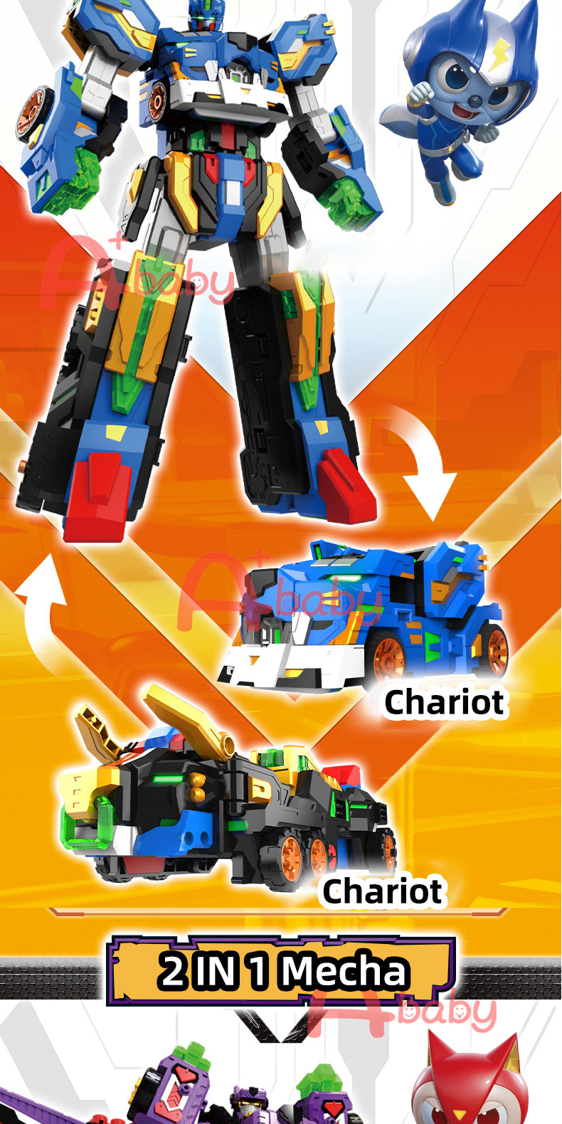 [Ready Stock] Mini Force V Rangers Original Toys Robot For Kids Action ...