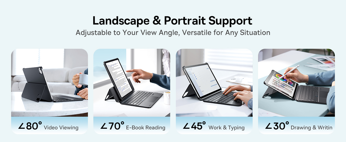 Baseus Brilliance Series 2 Detachable Keyboard Case for Pad Pro 11/12.9 ...